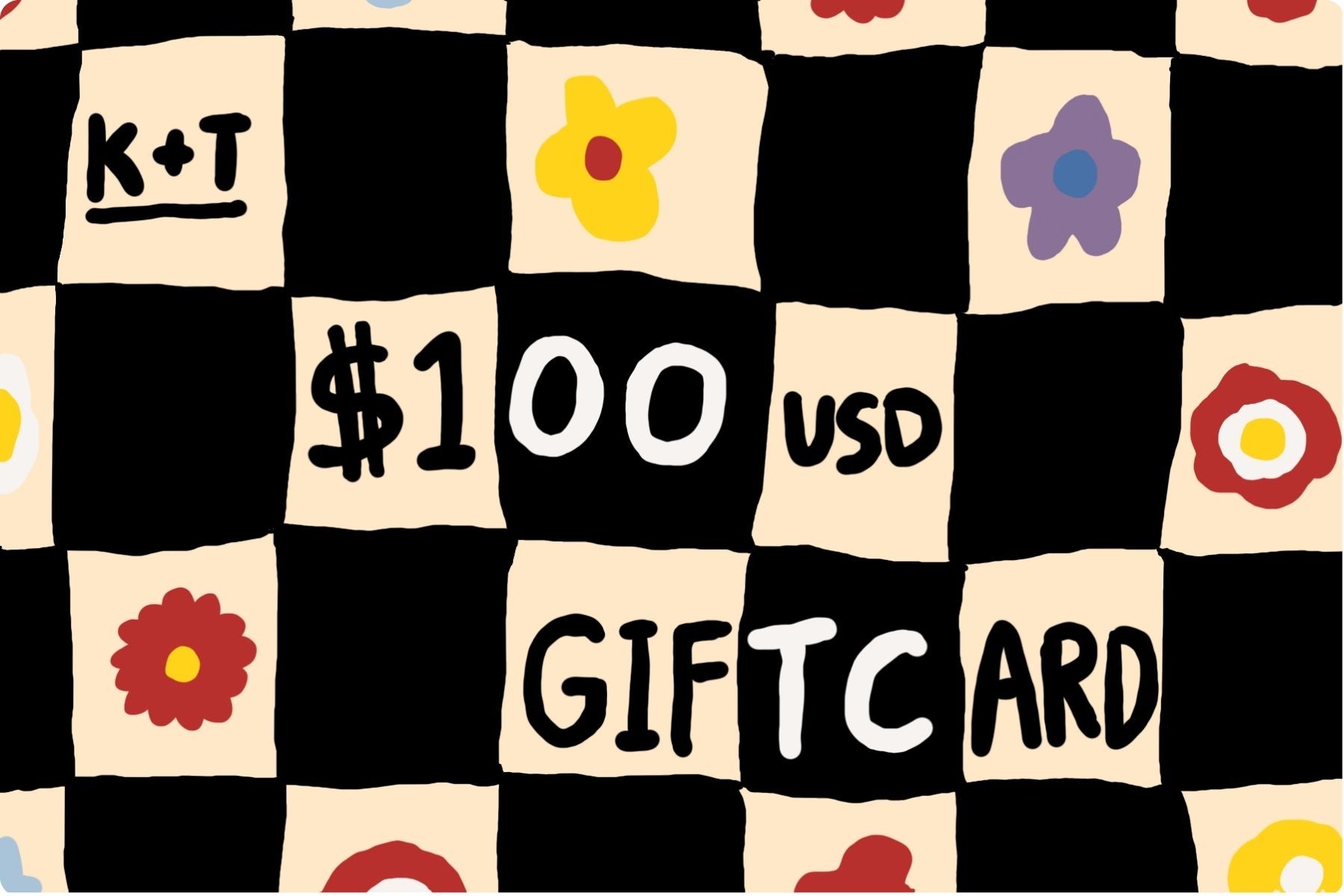 $100 USD Gift Card – Kina & Tam